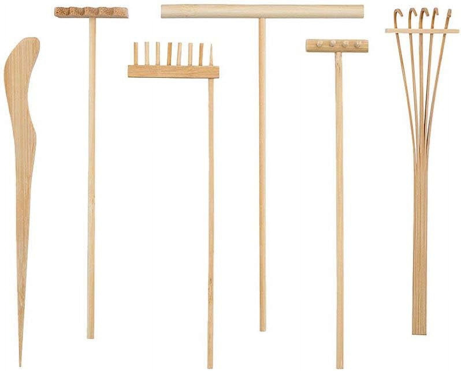 Wellsay 1 Set 6 Pcs Zen Garden Rake Sand Rock Rake Push Drawing Pen ...