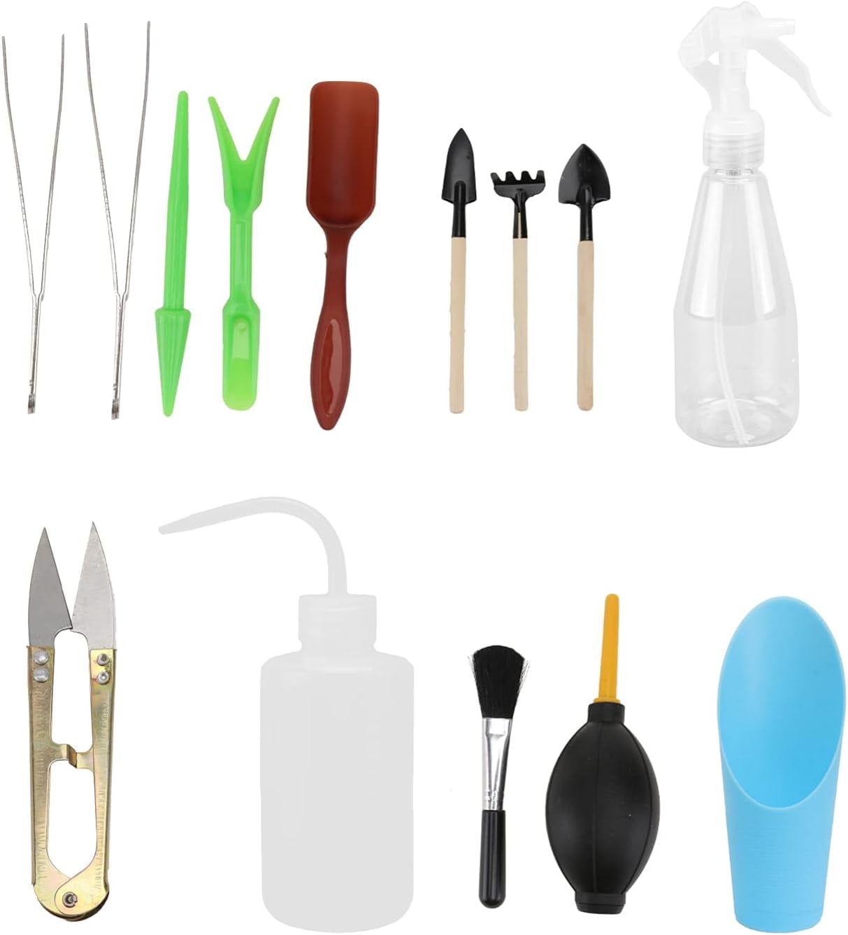 Wellsay 1 Set Garden Tool Set Garden Sowing Seeder Garden Weeding Tool ...