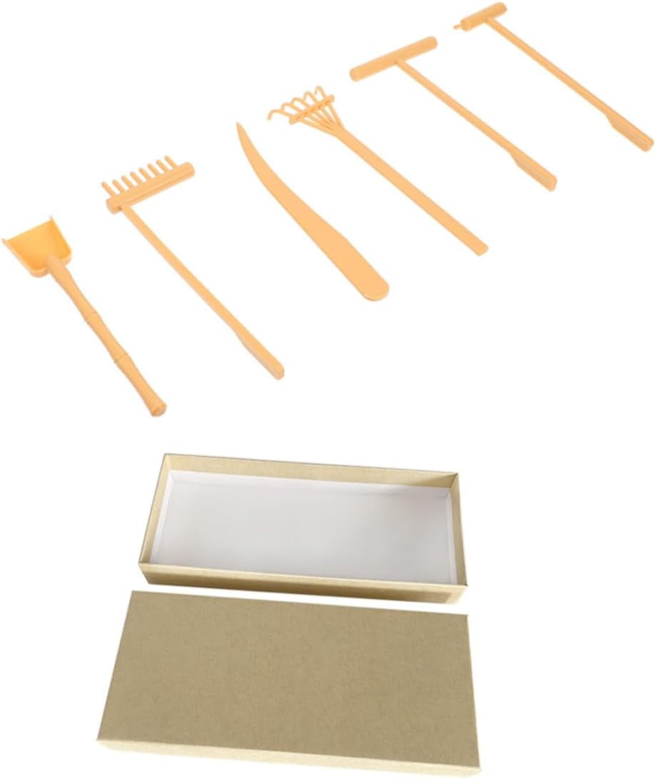 Wellsay 1 Set Zen Garden Ra Kit Sand Table Decoration Sand Garden Rake ...