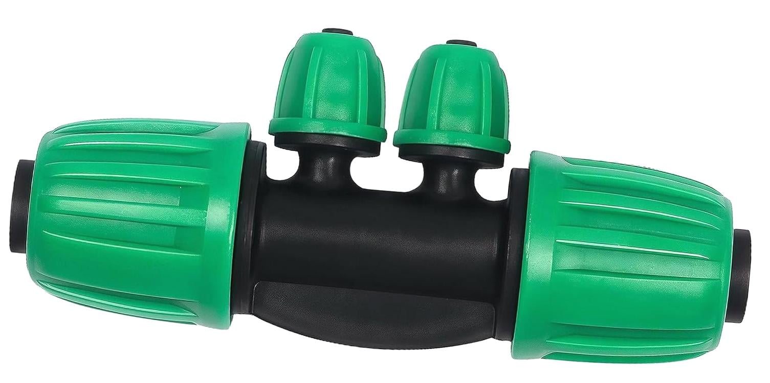 Wellsay 10-Piece Set of 1/2" to 1/4" Drip Irrigation Fittings (1/2" ID ...