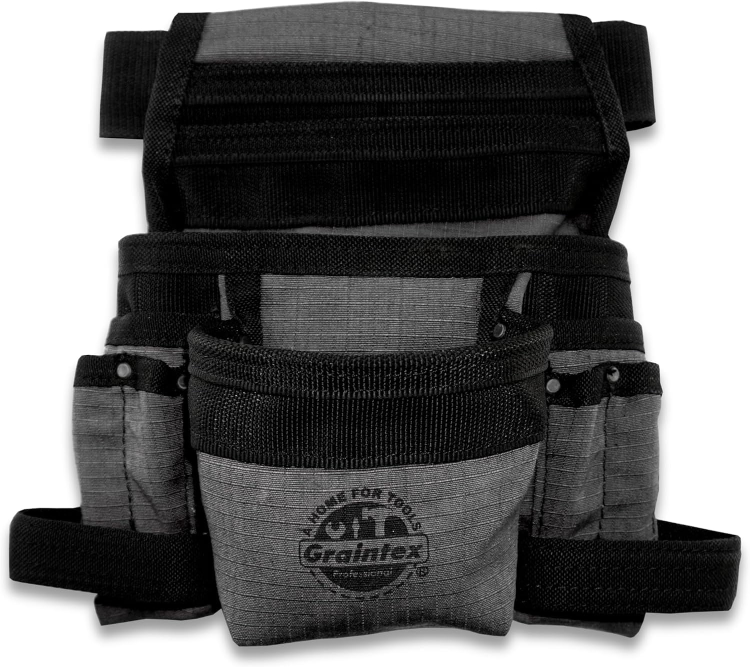 Wellsay 10 Pocket er Canvas Tool Pouch | Black | 2' Webbing Belt ...