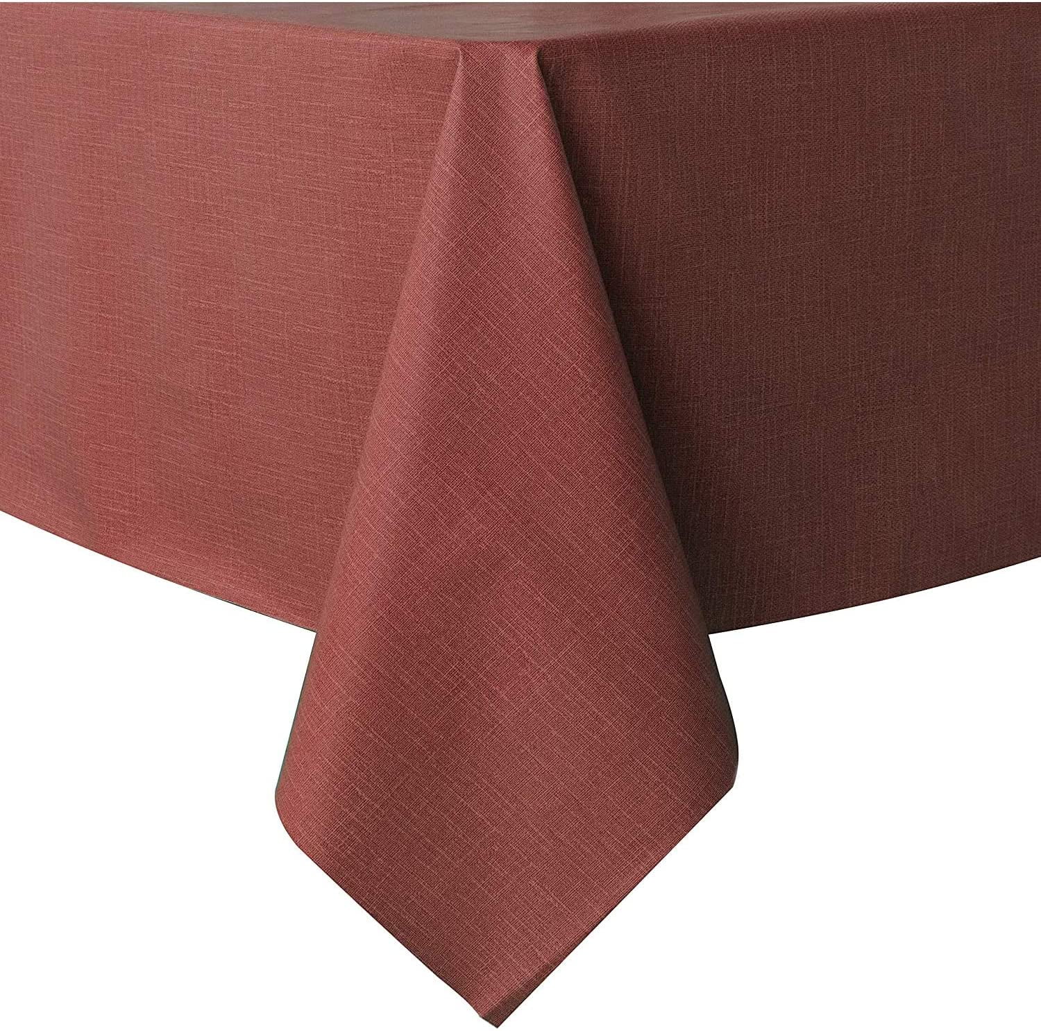 Wellsay 100% Waterof Rectangle PVC Tablecloth - 52 x 70 Inch - Oil of ...