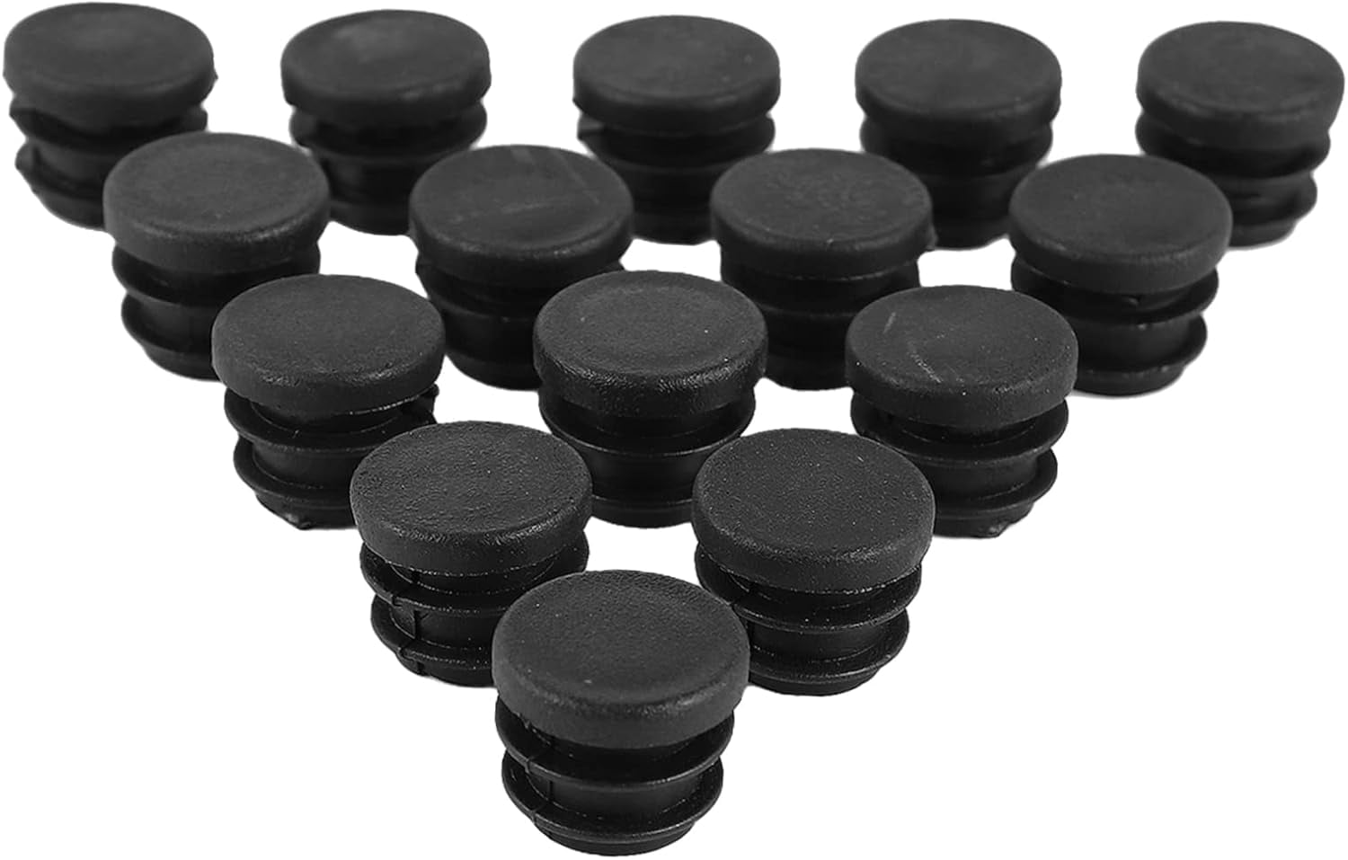 Wellsay 100pcs 25mm Round End Cap Covers for Furniture Leg Plug Plastic ...