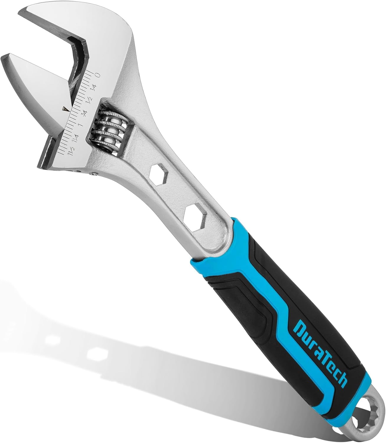 Wellsay 12 Inch Adjustable Wrench, 3-in-1 Spanner with Box End/Hex ...