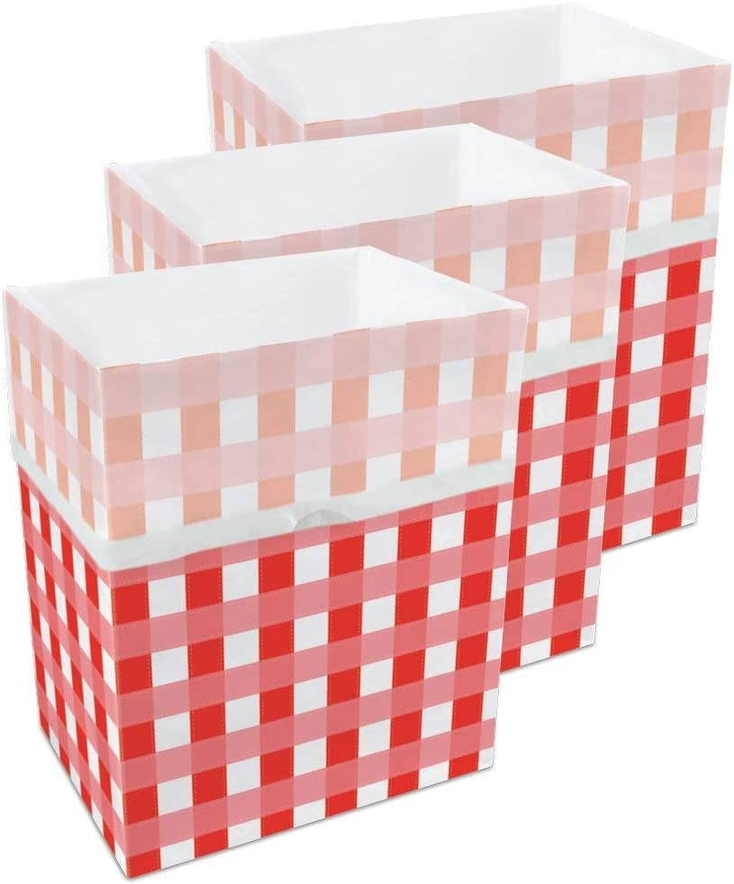 Wellsay 13 Gallon Disposable Trash Cans (3-Pack). Reusable Garbage and ...