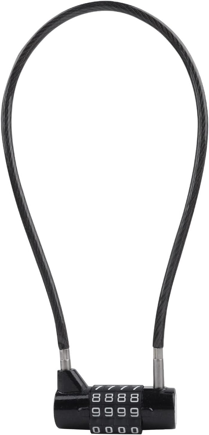 Wellsay 15" Cable Padlocks - Combination Lock for Locker, ld of Cabinet ...