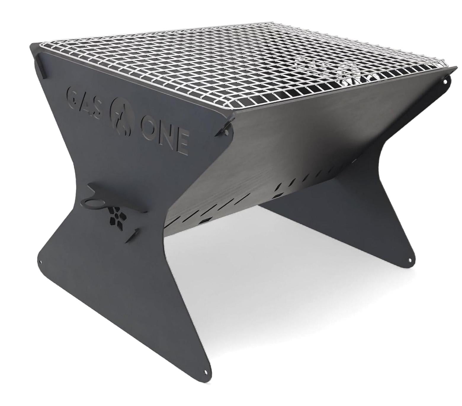 Wellsay 15" Foldable Charcoal Grill – Portable BBQ for Camping ...