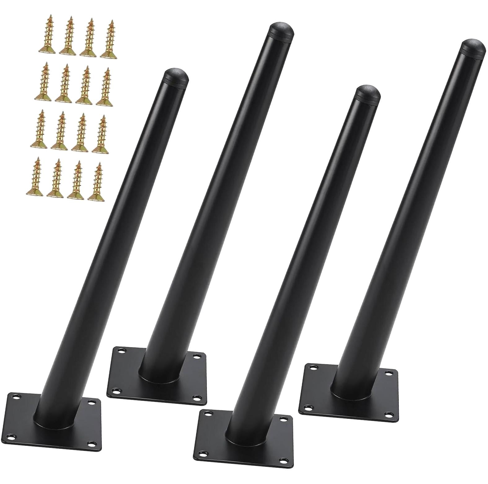 Wellsay 16 Inch Furniture Legs, Metal Replacement Legs for Chairs ...