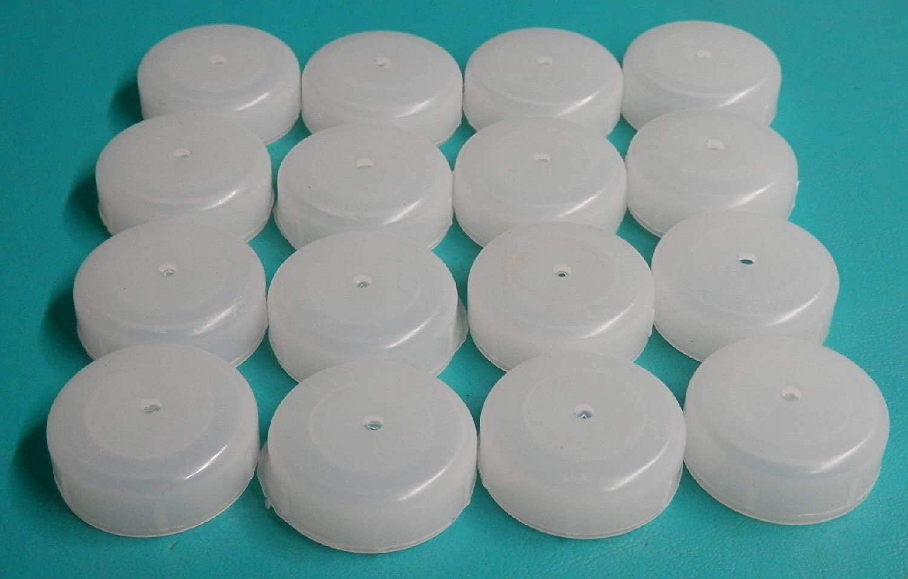 Wellsay 16 New 1 1/4" Plastic White Wrought Iron Patio Chair Leg Insert ...