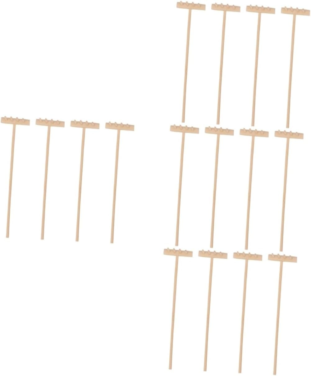 Wellsay 16 Pcs Mini Rake Mini Sand Rake Zen Garden Kit Accessories Tray ...