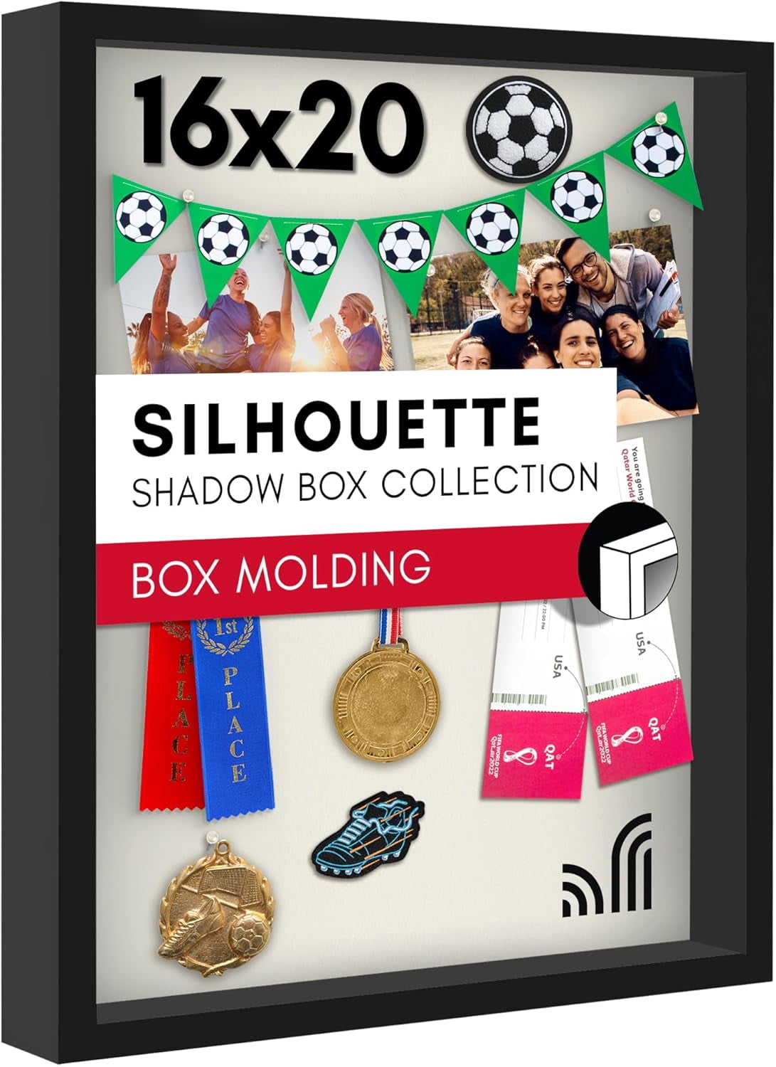 Wellsay 16x20 Shadow Box Frame with Polished Plexiglass - Collection ...