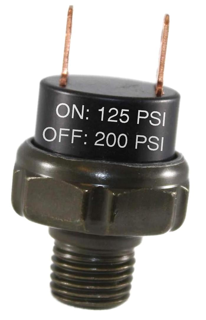 Wellsay 170-200 PSI Air Pressure Switch Tank Mount Type Thread 1/4" NPT ...