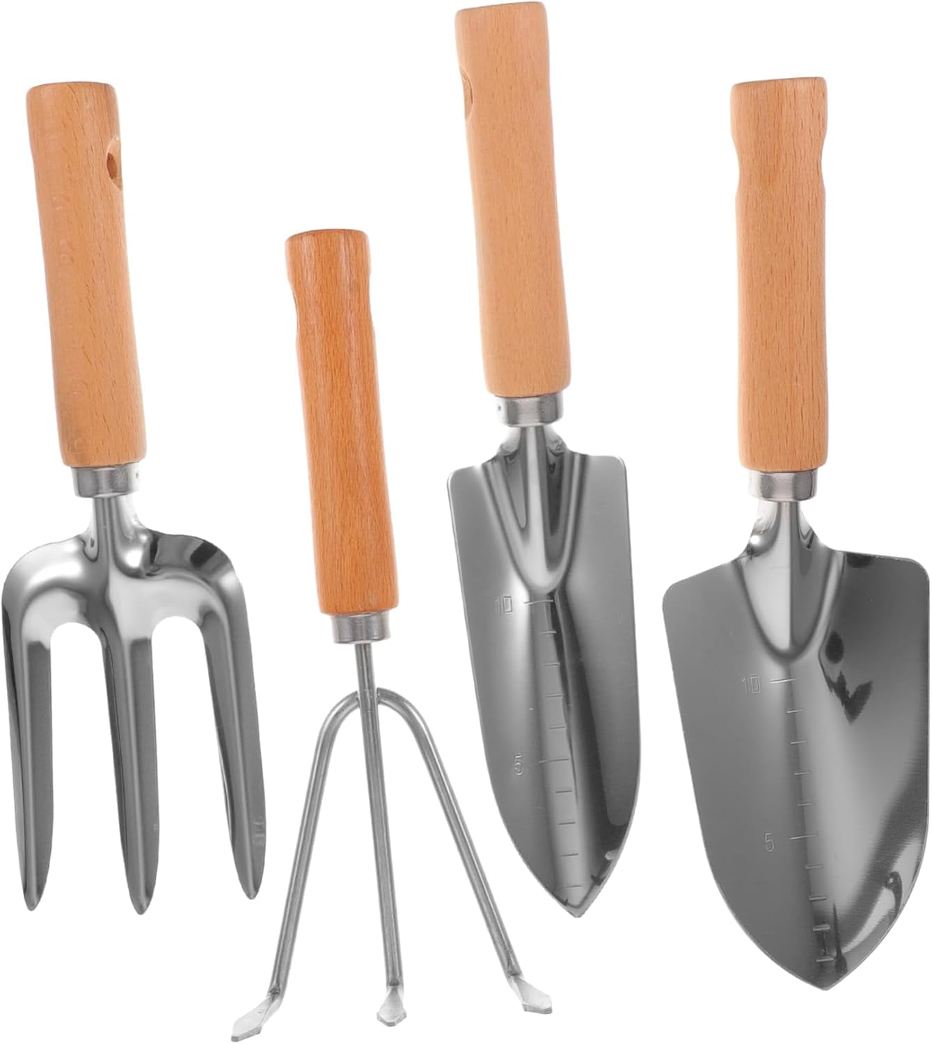 Wellsay 1Set Garden Tool Durable Handle Garden Shovels and Rake Multi ...