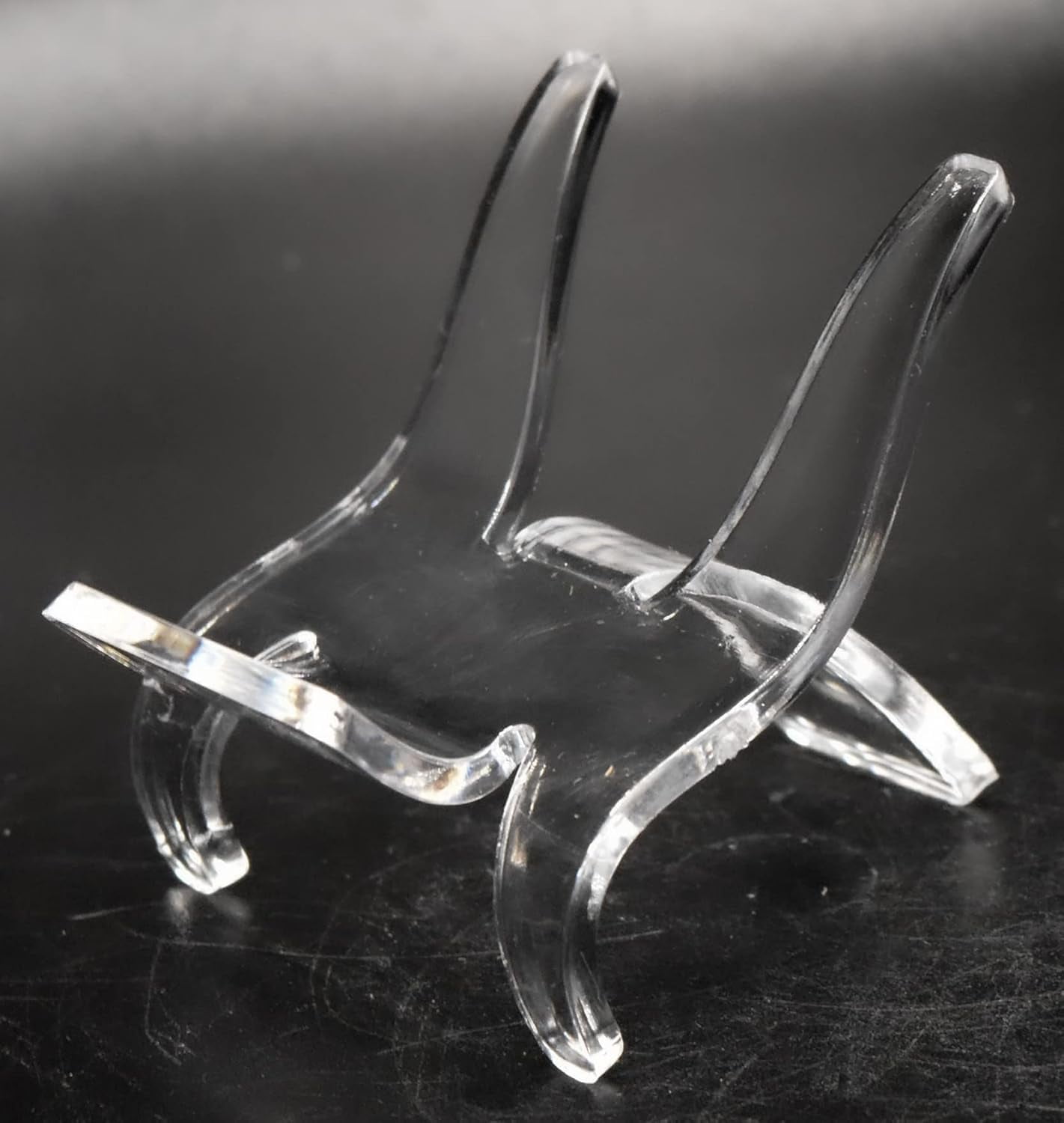 Wellsay 2.5" Small Acrylic Display Stand Pedestal for Crystal Heart ...