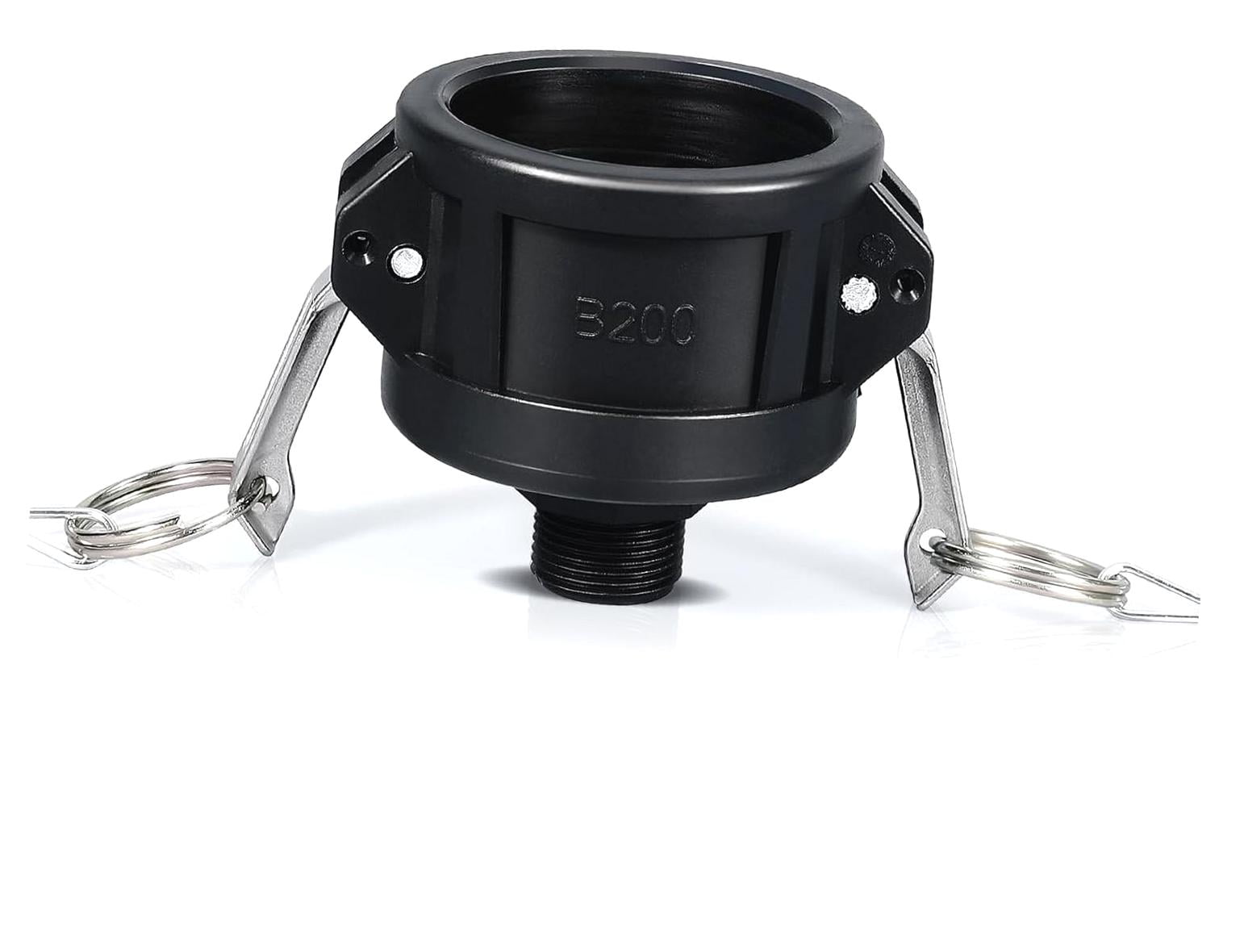 Wellsay 2-Pack 275-330 Gallon IBC Tote Fittings, IBC Tote Adapter, IBC ...