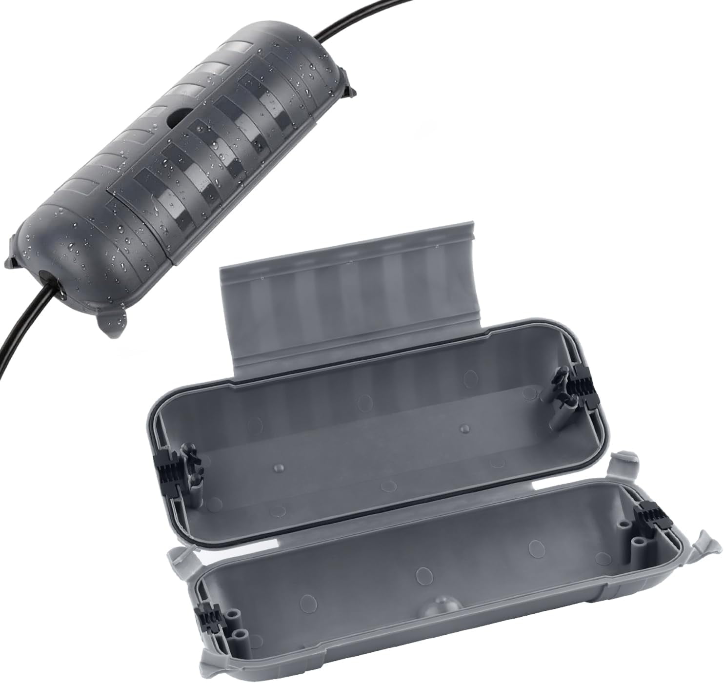 Wellsay 2 Pack of Outdoor IP44 Waterproof Connection Box by Restmo, Weatherproof Electrical ...