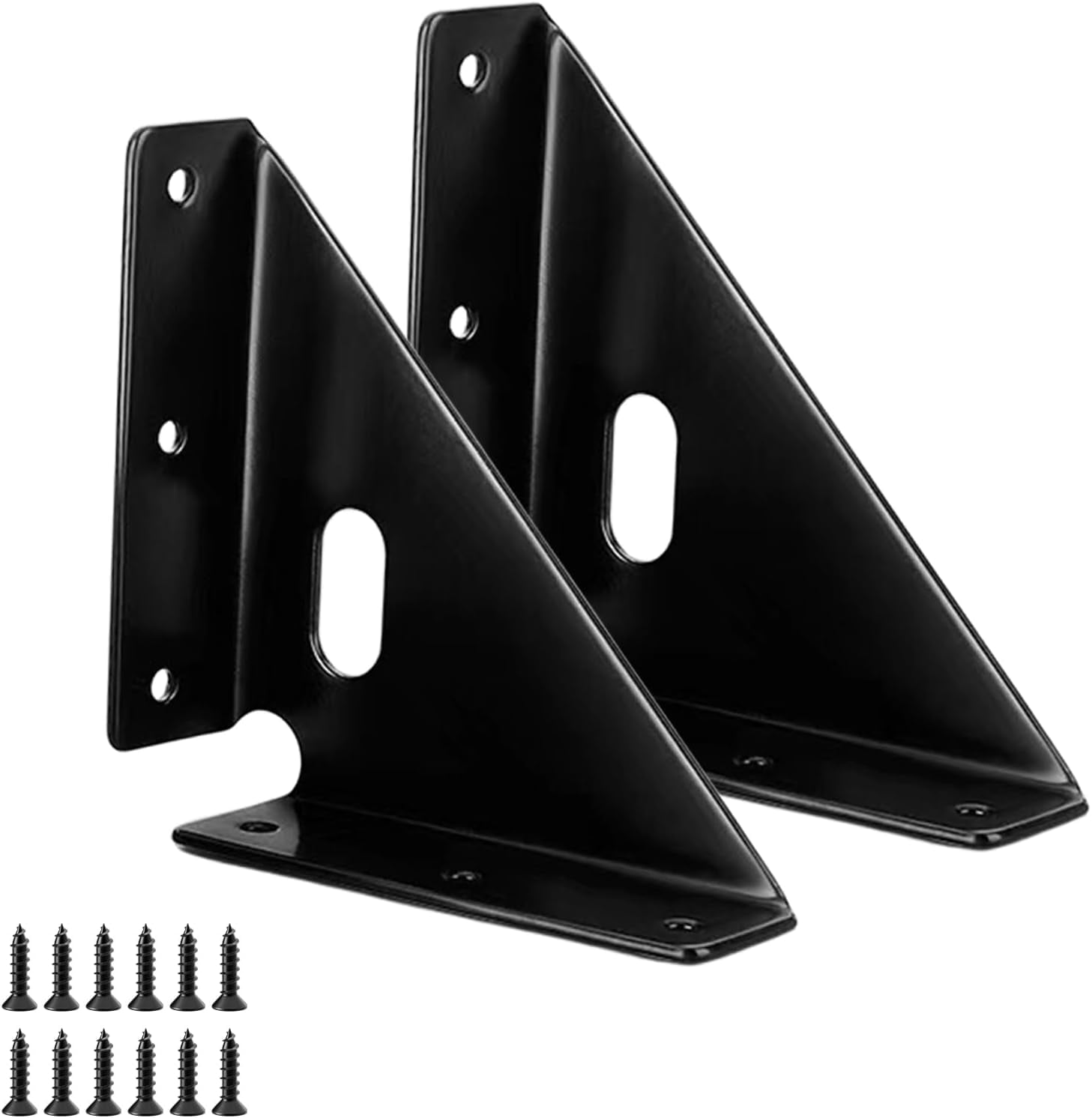 Wellsay 2 Pcs Heavy Duty Gusset Joints, Trapezi Corner Code, Bracket ...