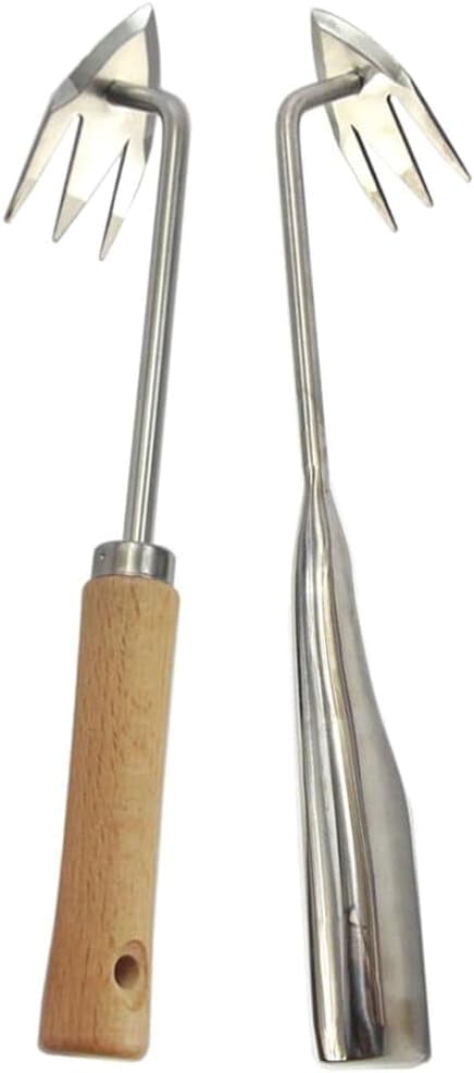 Wellsay 2-Piece Manual Weeding Tool Set Sturdy Hand Puller for Garden ...