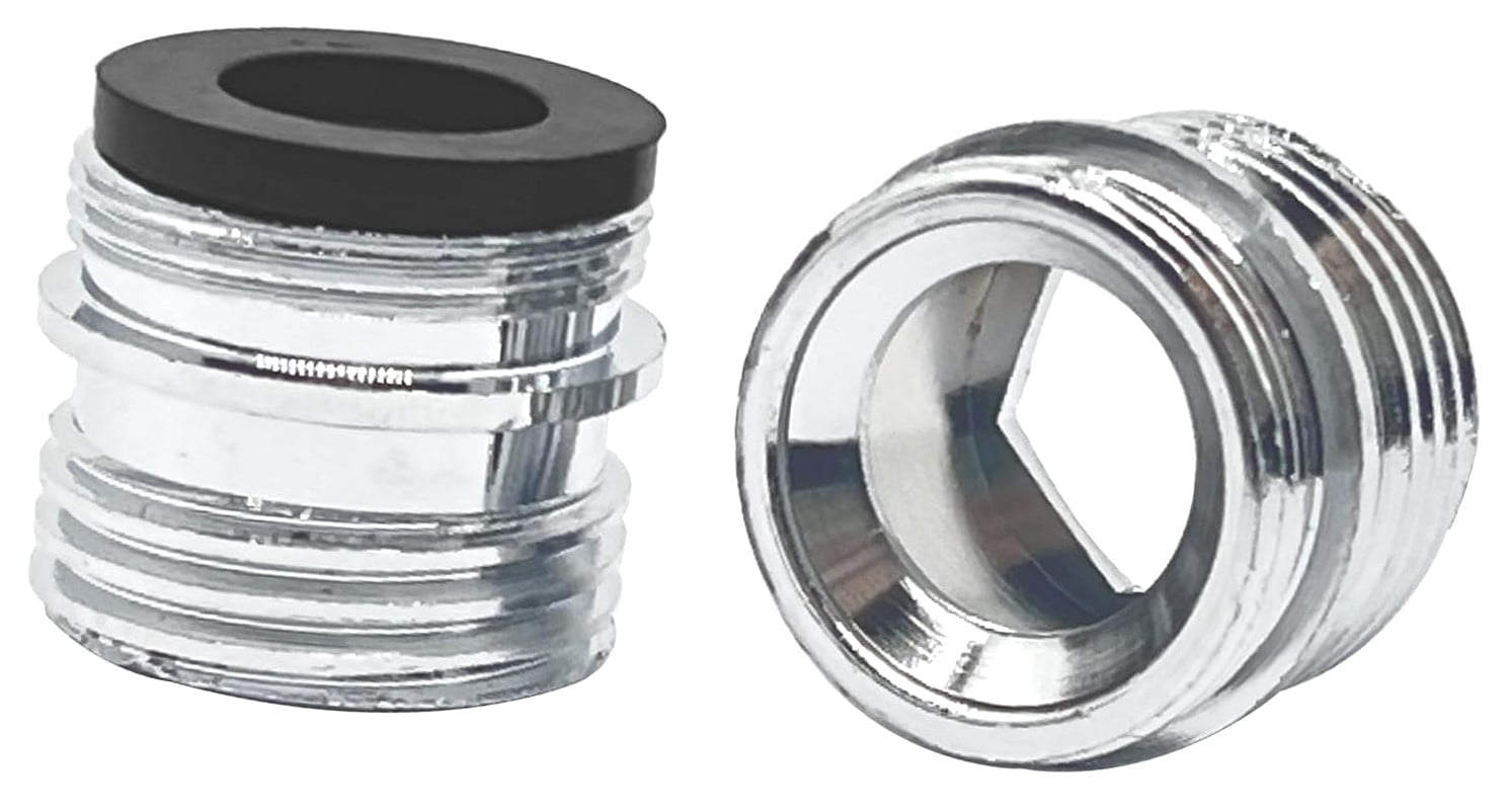 Wellsay 2 Pieces 20mm Male to G1/2 Male Thread Metal Adapter, Kitchen ...