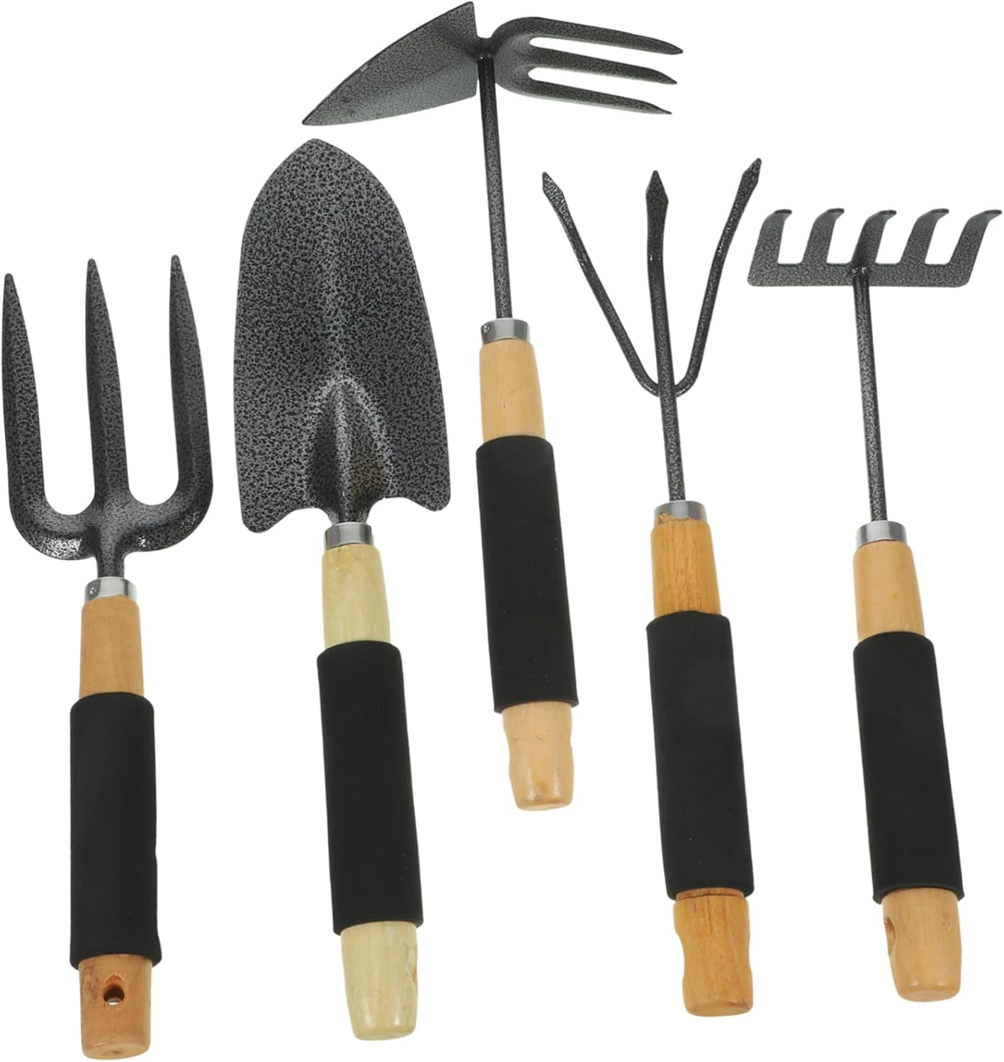 Wellsay 2 Sets Ergonomic Handles Flower and Plant Tools Set Garden Hand ...