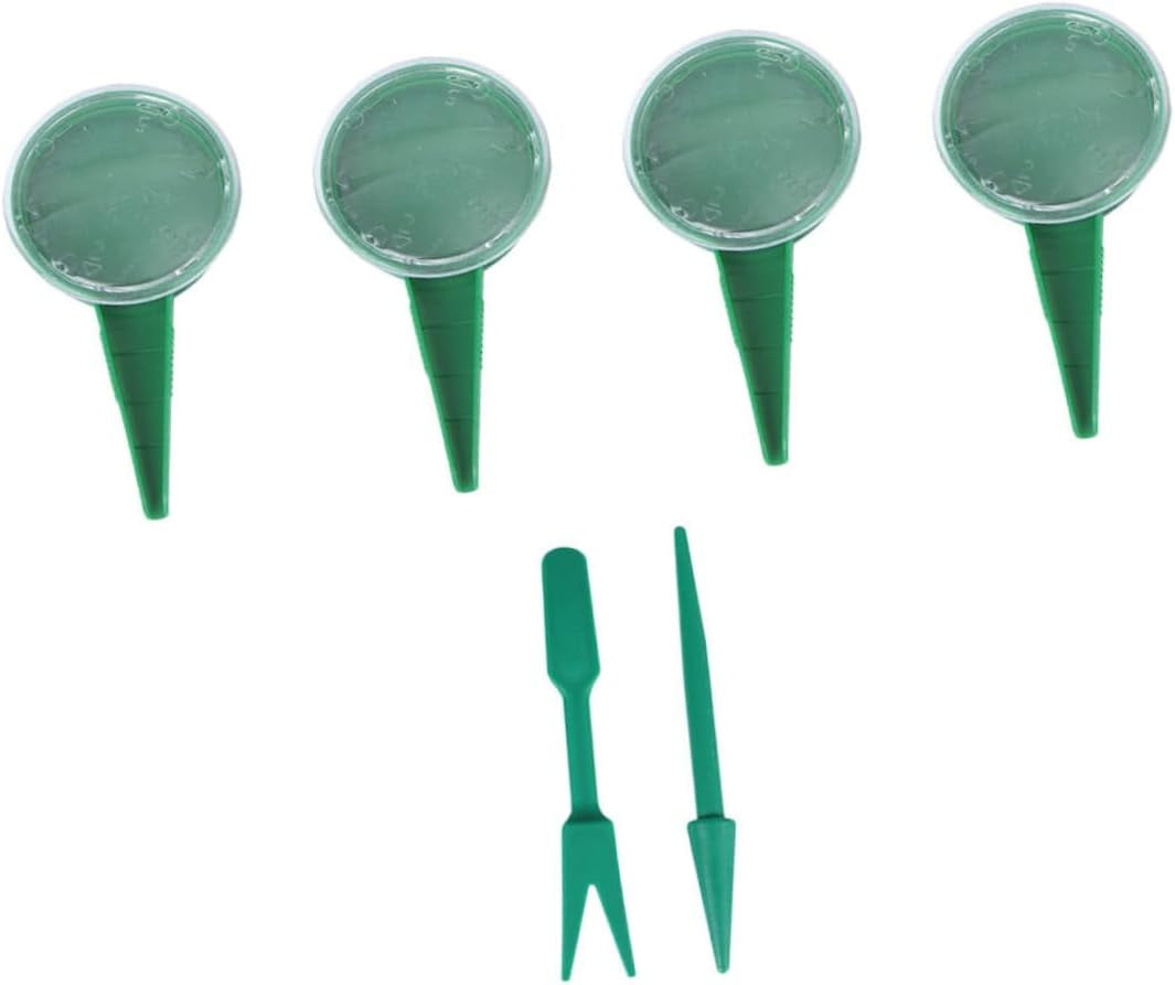 Wellsay 2 Sets Garden Seeder Kit Dispenser Bulb Planter Tool Pump Hand ...
