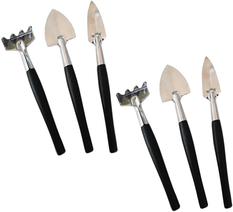 Wellsay 2 Sets Garden Tool Set Mini Gardening Tool Kit Garden Shovel ...