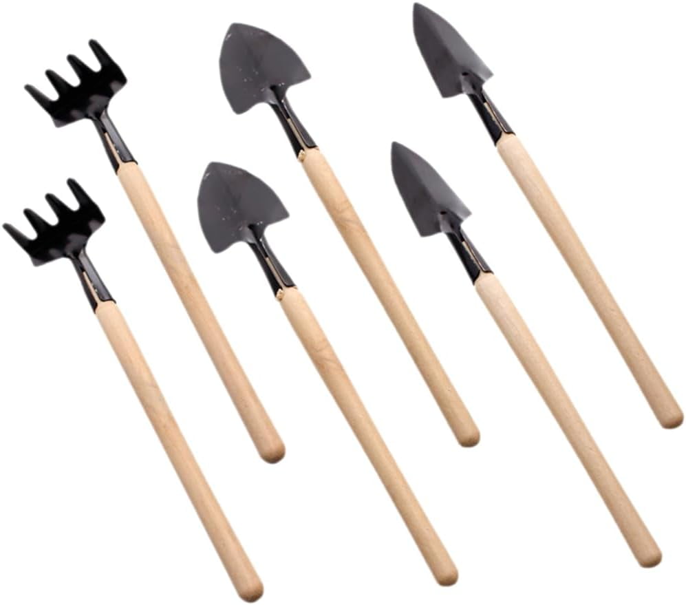 Wellsay 2 Sets Mini Gardening Ra Hand Planting Tools Weeding Trowel ...