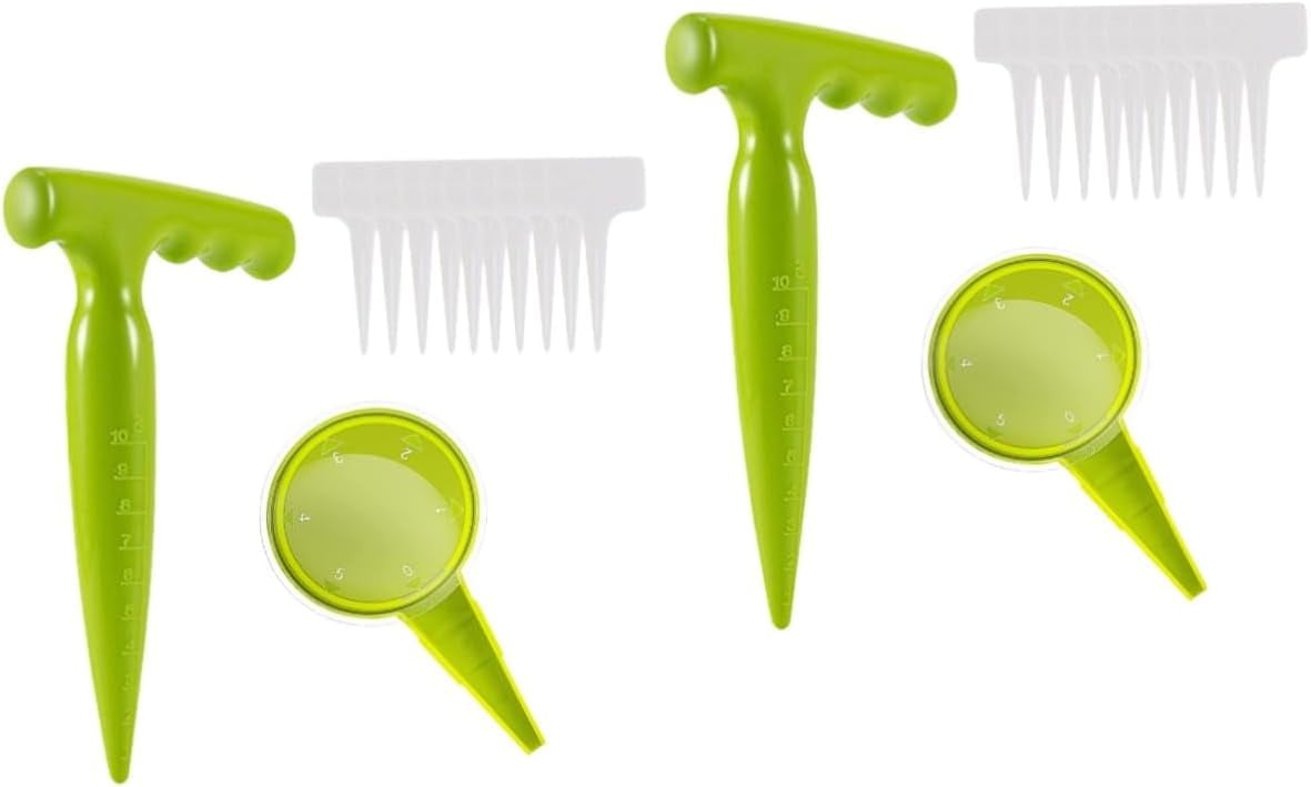 Wellsay 2 Sets Small Dispenser Garden Spreaders Hand Sowing Tool for ...