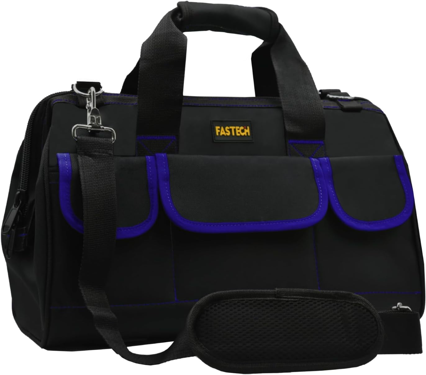 Wellsay 20 Inch Tool Bag,Waterof Wide Mouth Tool Kit Heavy Duty Tool ...