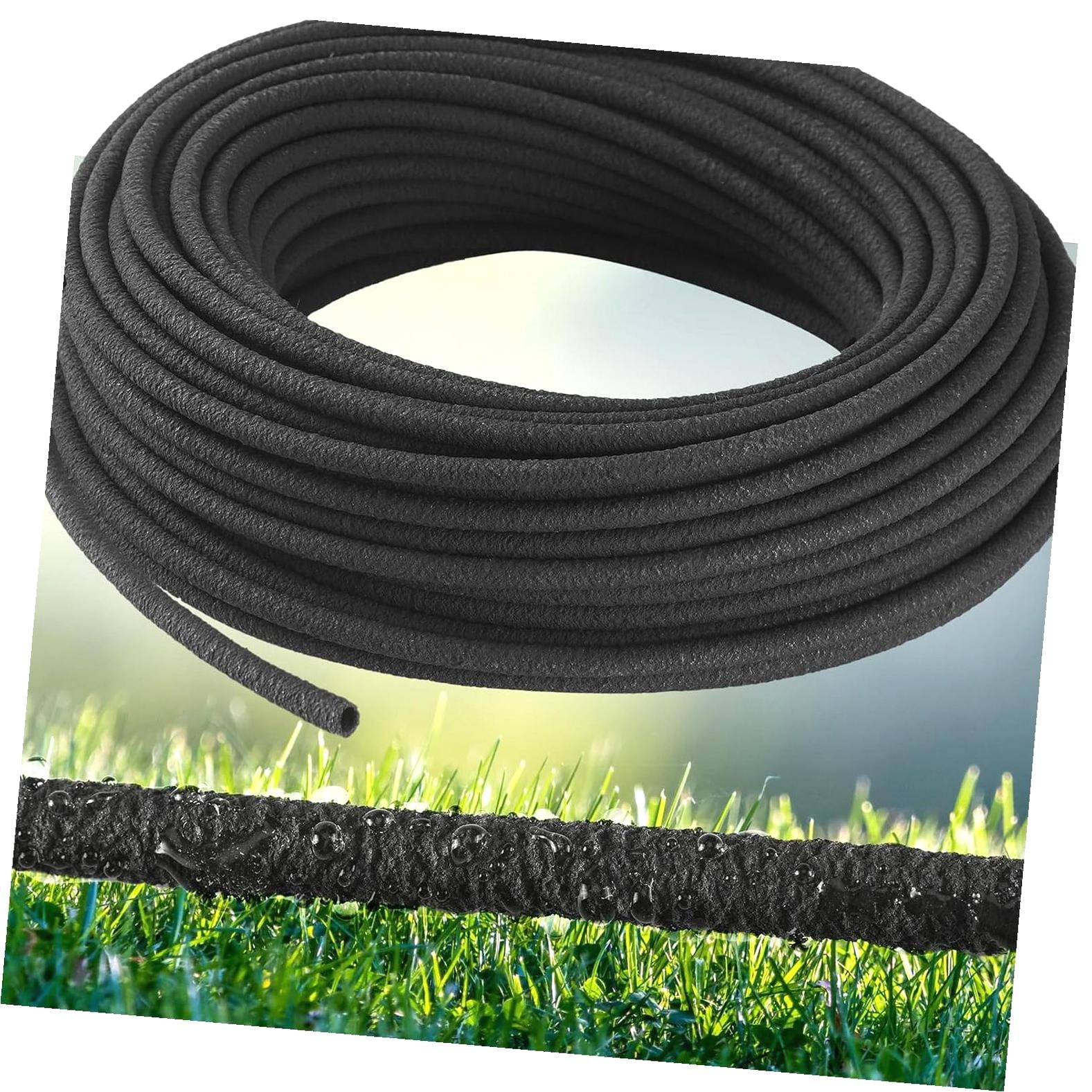 Wellsay 200 ft 1/4 in Irrigation Tubing Soaker Hose System, Constructed ...