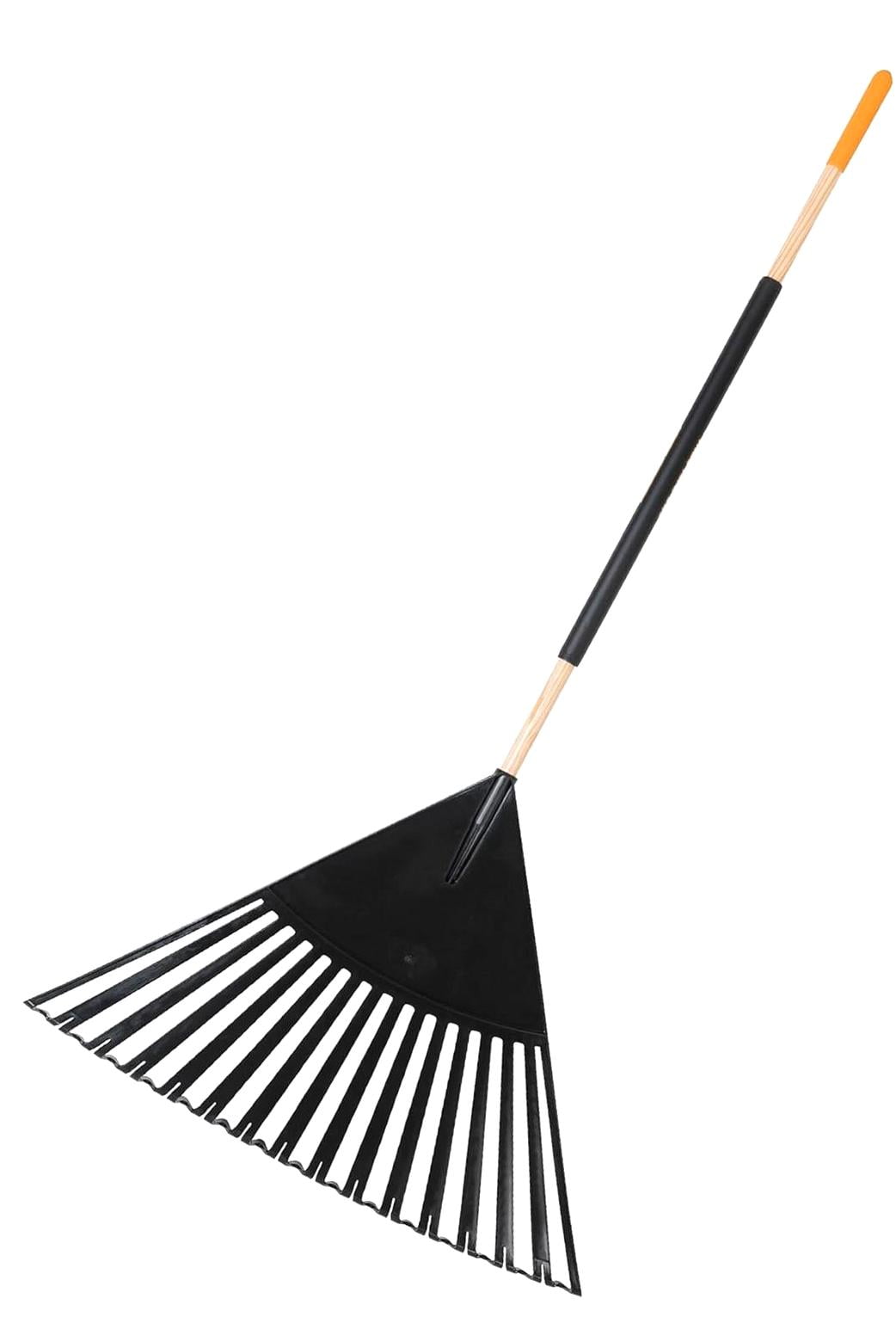 Wellsay 20212011 Clog Free Leaf Rake with Hardwood/Steel Handle, 30 in ...
