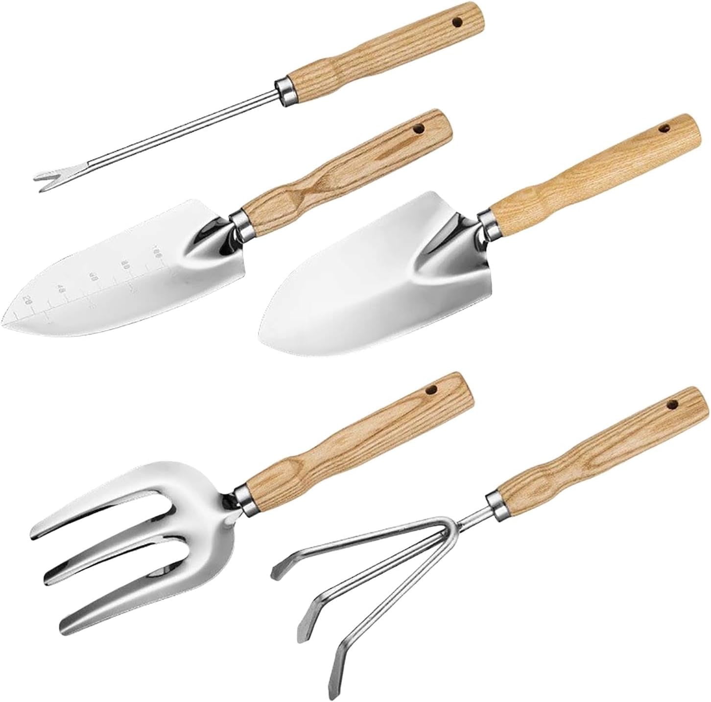 Wellsay 2025 Gardening Hand Tool Set, 5PCS Stainless Steel Garden Tool ...