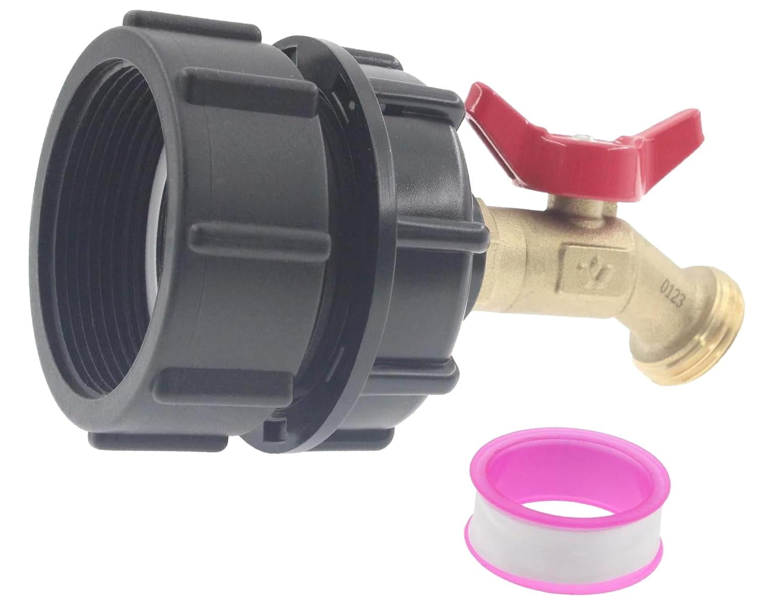 Wellsay 275-330 Gallon IBC Tote Water Tank Connector, IBC Tote Fitting ...