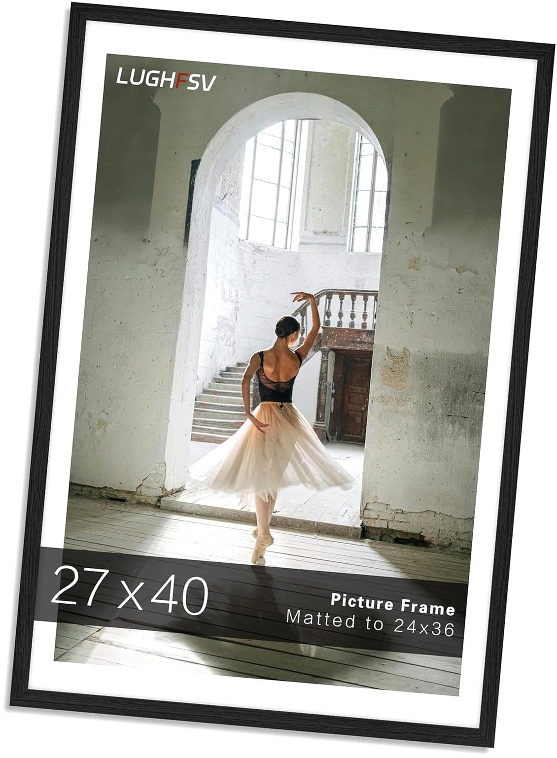 Wellsay 27x40 Large Picture Frame for Wall, Vertical or Horizontal Wall ...