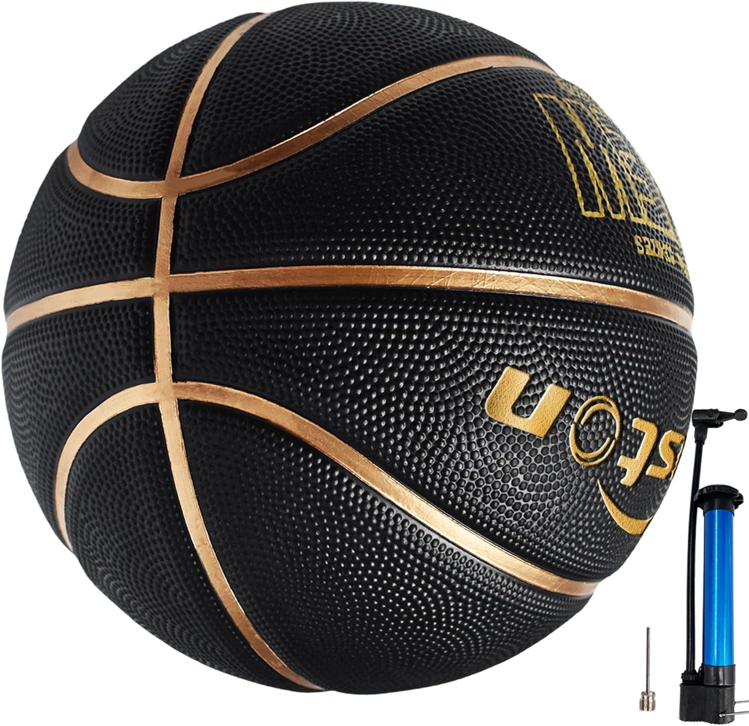 Wellsay 29.5'' Basketball Outdoor Indoor Rubber Basketball Ball ...