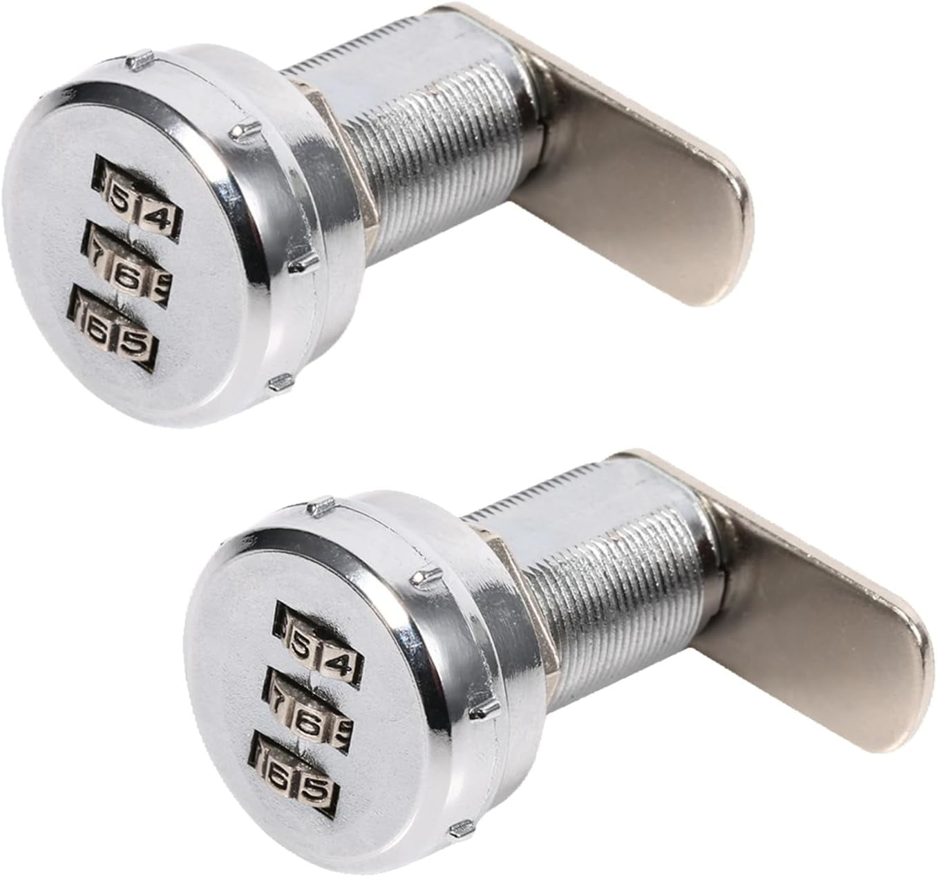 Wellsay 2PCS Combination Cam Lock, Combination Cabinet Lock 3 Digit ...