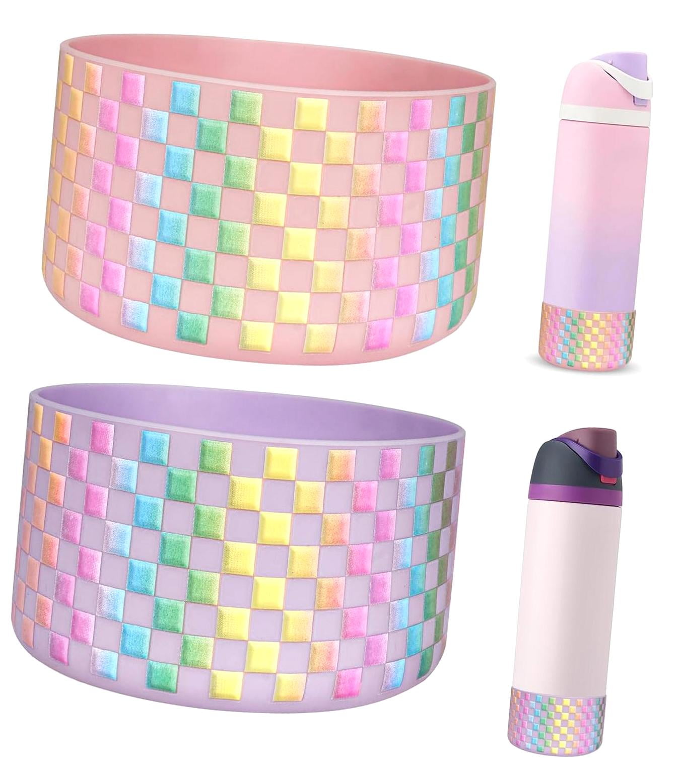 Wellsay 2PCS Silicone Protective Cover for Owala Flask Water Bottle ...