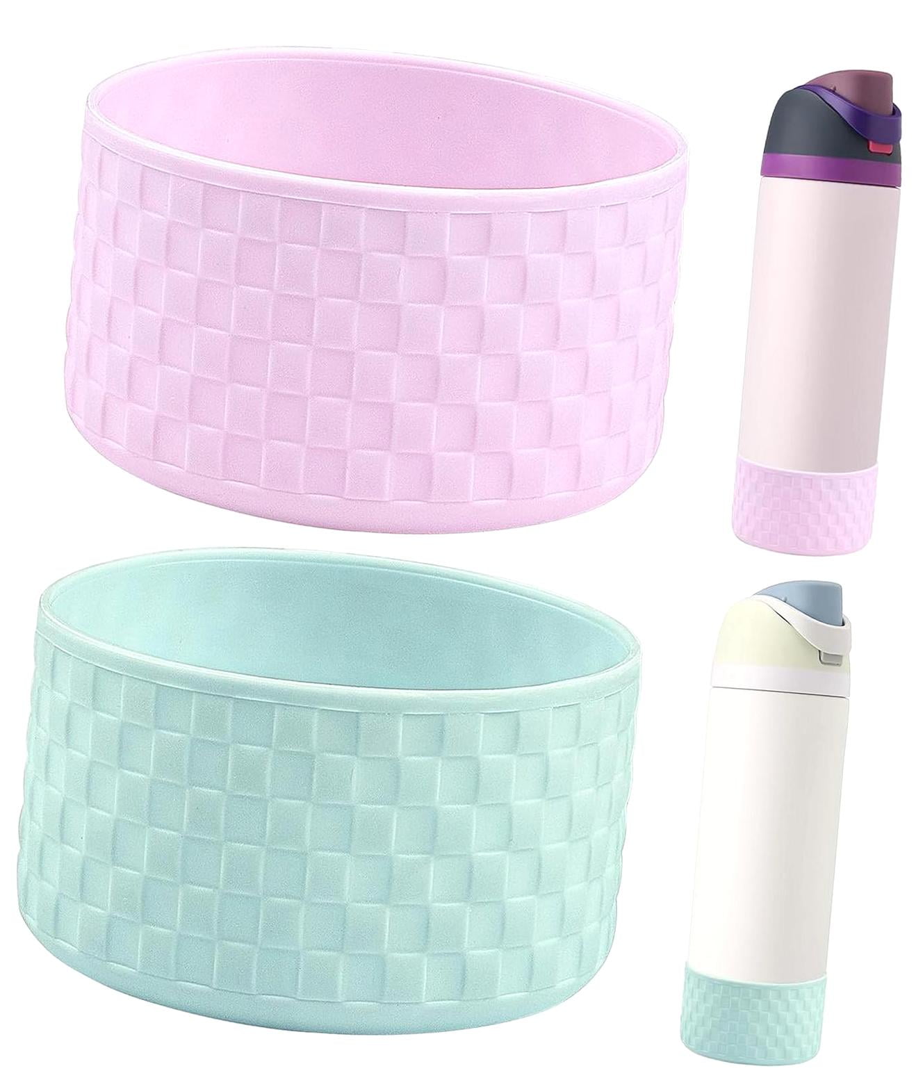 Wellsay 2PCS Silicone Protective Cover for Owala Flask Water Bottle ...