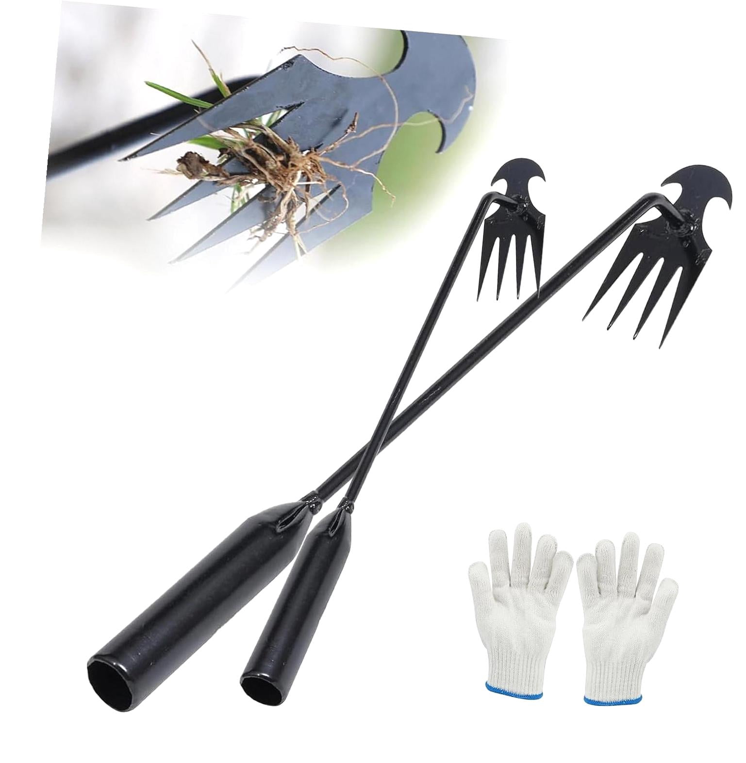 Wellsay 2Pcs Weed Puller Tool, Garden Hand Weeder, 2024 Enhanced ...