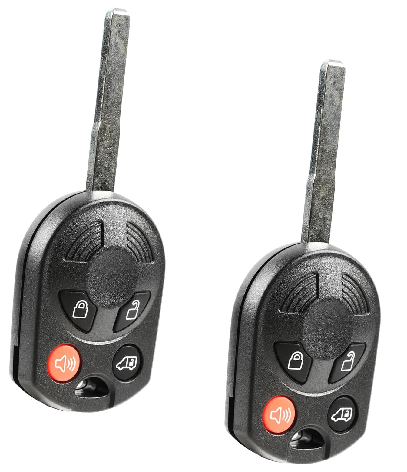 Wellsay 2X With Keyless Entry Remote Car Key Fob 4 Button Van for ...