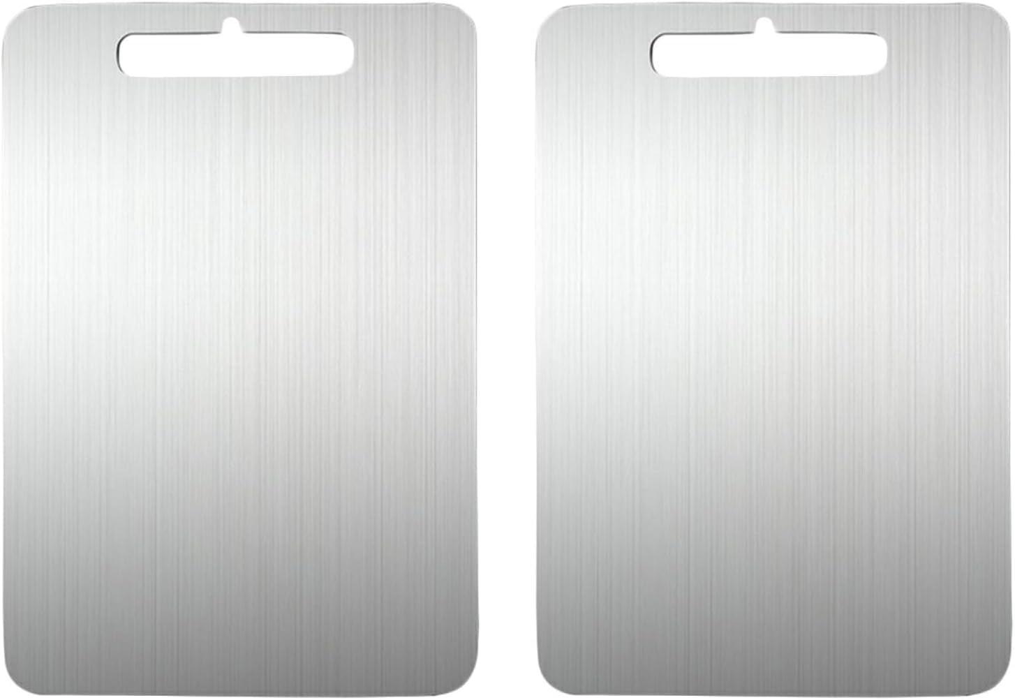 Wellsay 2pcs Commercial Cutting Board Stainless Steel Board Stainless ...