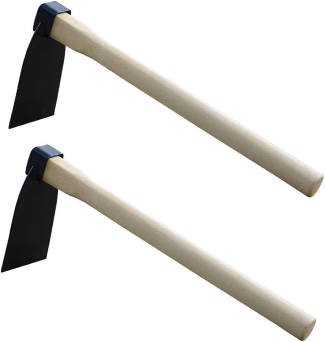 Wellsay 2pcs Garden Hoes for Weeding Iron Handheld Small Hoe Flower ...