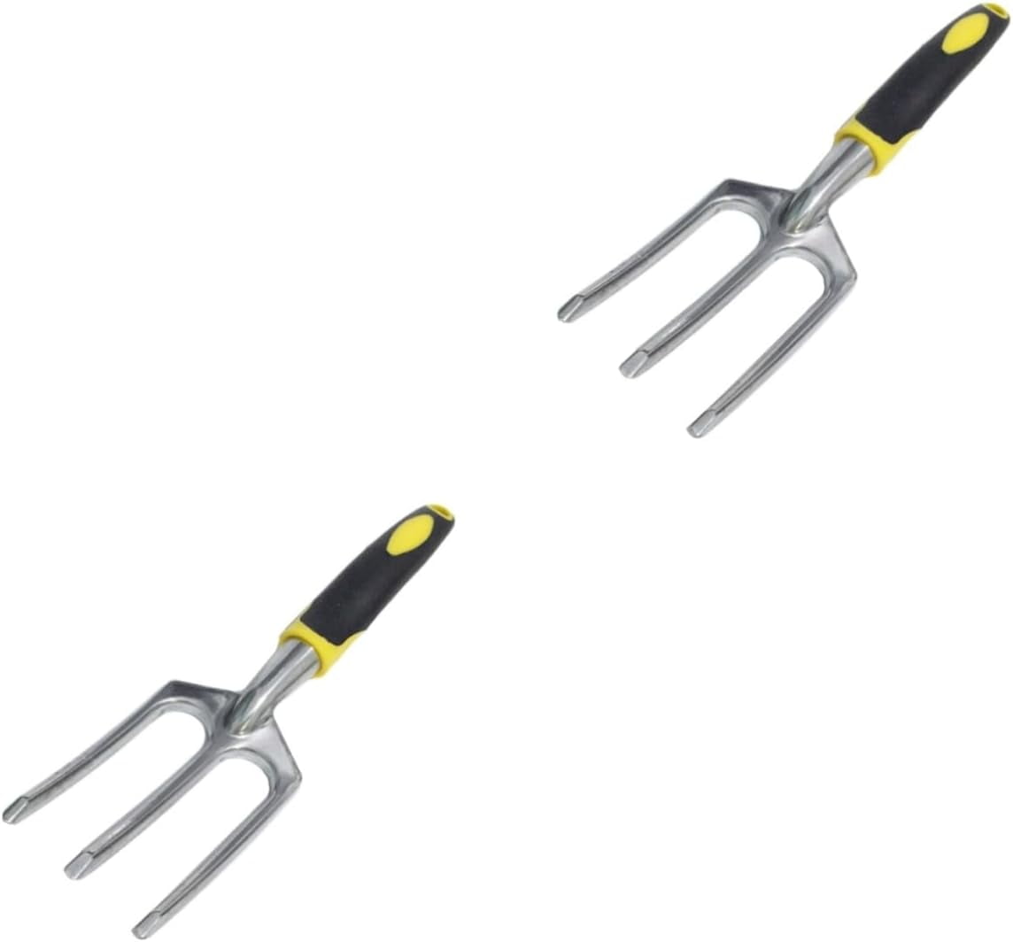 Wellsay 2pcs Hand Rake for Gardening Garden Hand Tool Sturdy Design ...