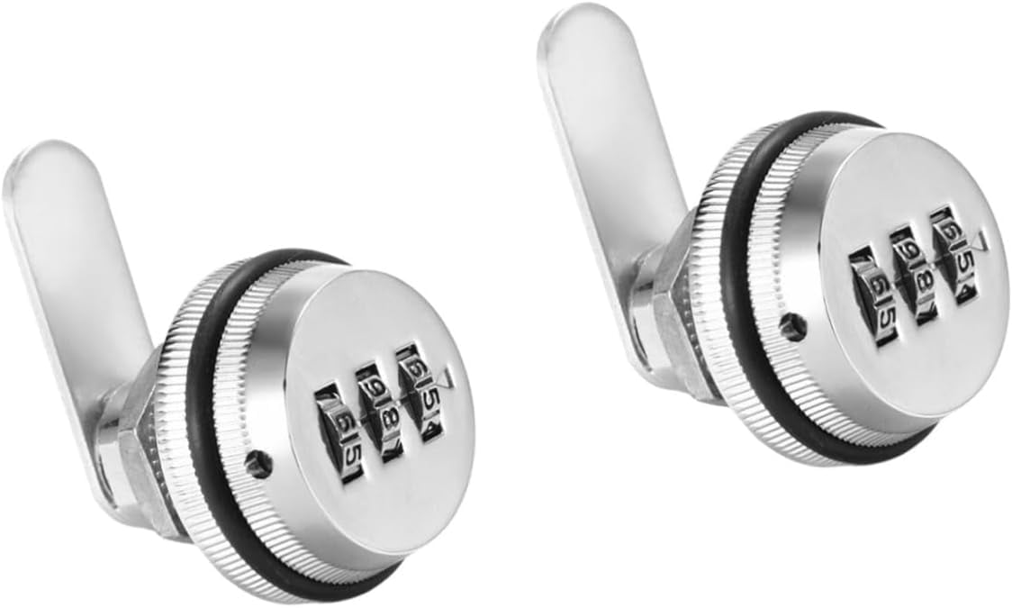 Wellsay 2pcs Password Locker Lockbox Cabinet Combination Cam Lock ...