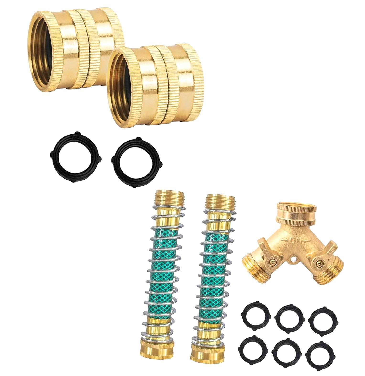 Wellsay 3/4 inch Adapter with Y Splitter and Hose Extension - Walmart.com