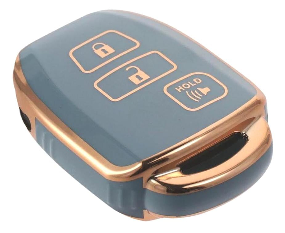 Wellsay 3-Button Key Fob Cover Soft TPU Car Key Case Protector Cover ...