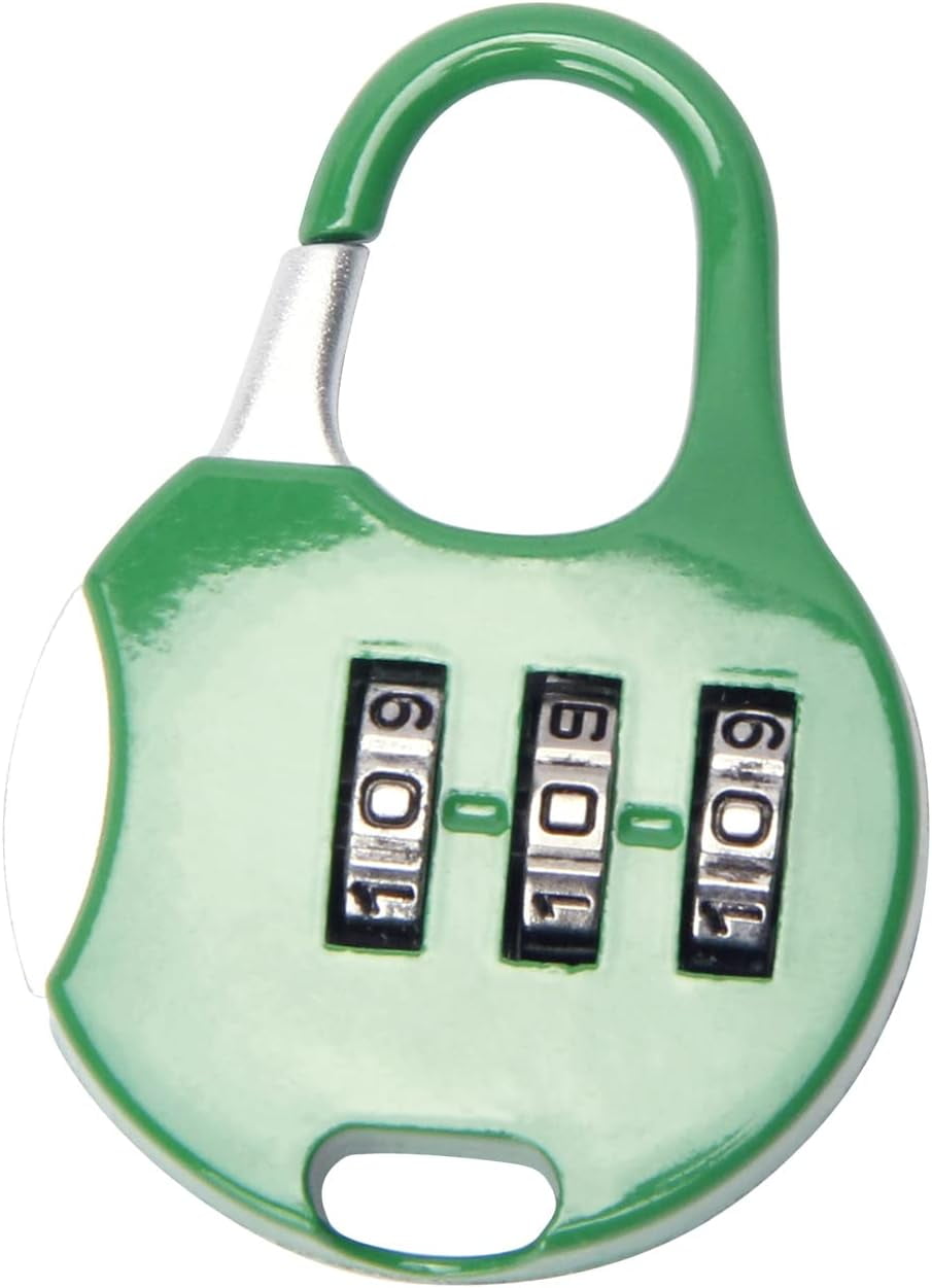 Wellsay 3 Digit Combinations Padlock Safe Cipher Lock Mini Zinc Alloy ...