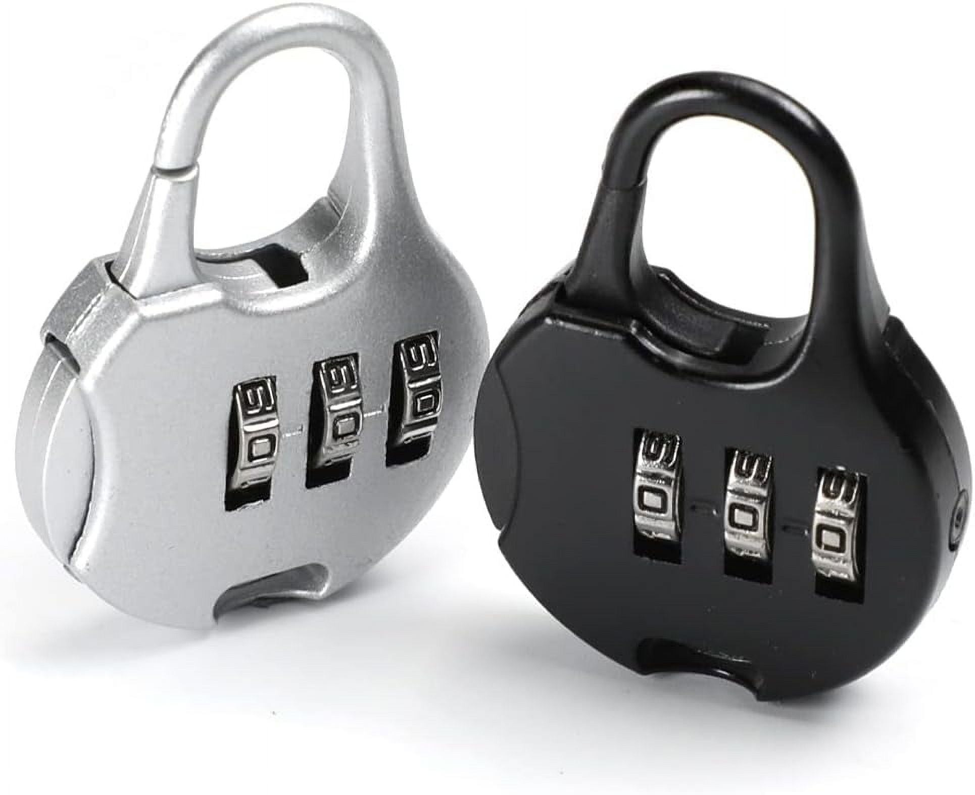 Wellsay 3 Digit Combinations Padlock The Safe Cipher Lock Mini Zinc ...