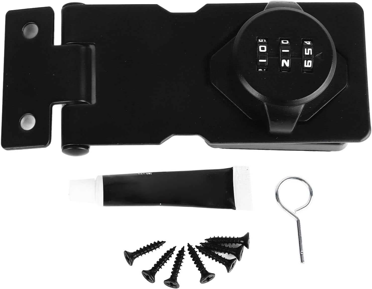 Wellsay 3-Digit Keyless Combination Lock, Zinc Alloy, Cabinet Door ...