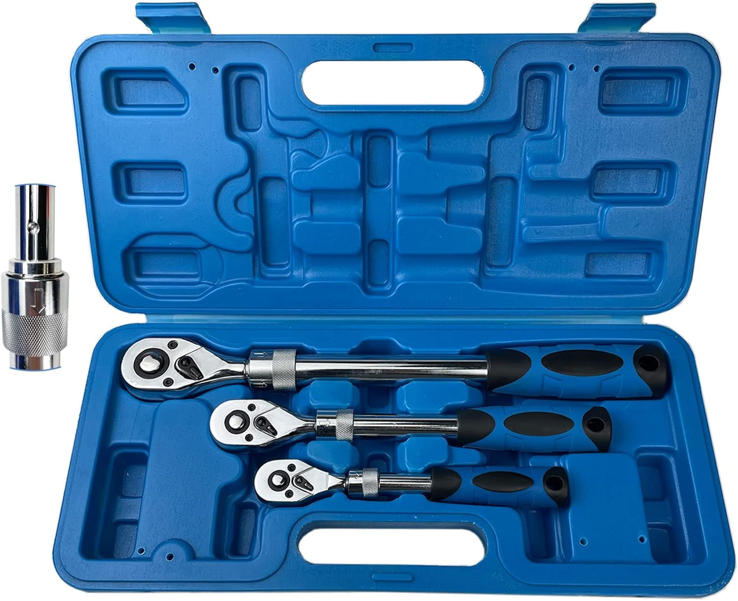 Wellsay 3 Piece Extendable Ratchet Set, 1/4\u201d, 3/8\u201d, 1/2\u201d ...